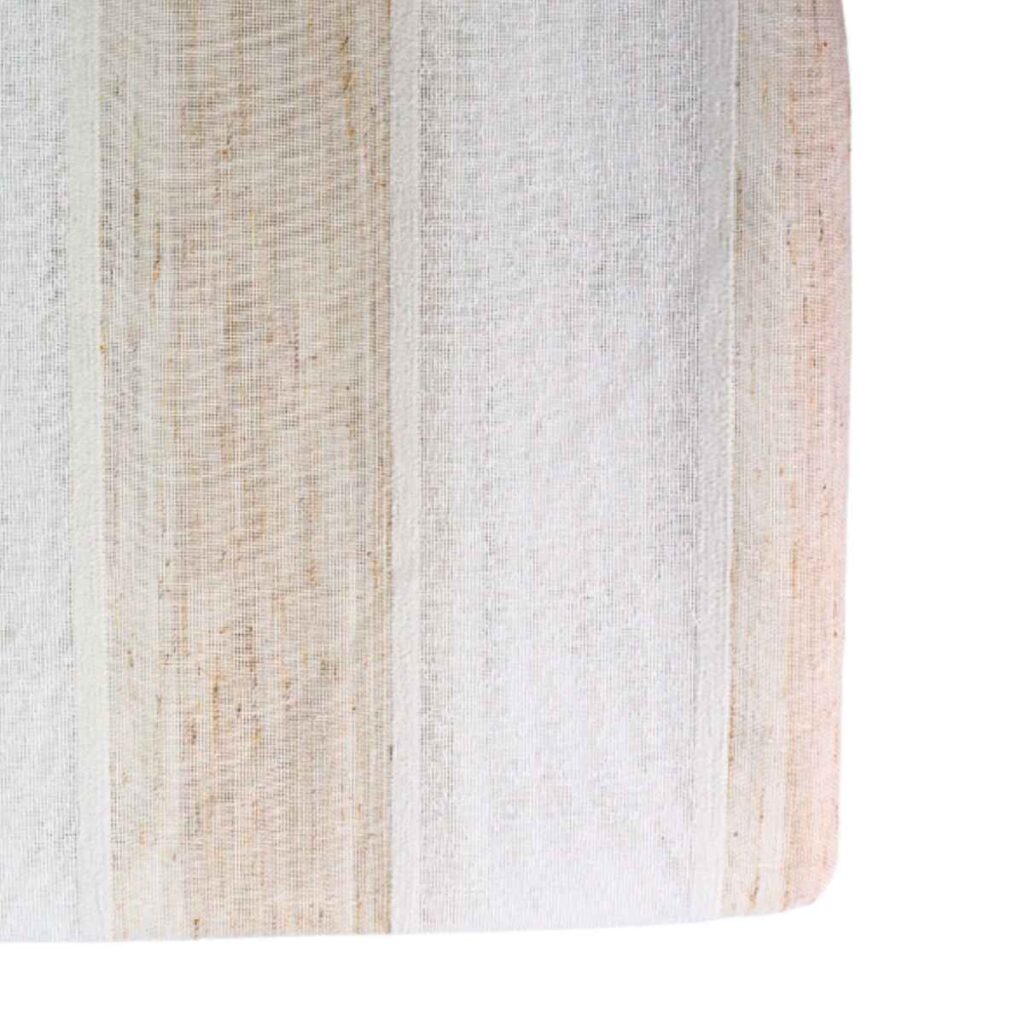 Visillo Cortina textura Lino doble color 2 paños - Alba Hogar