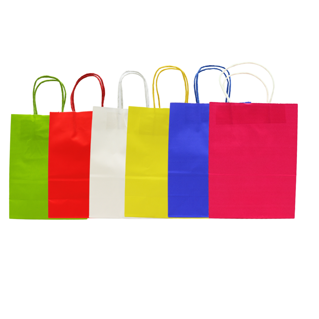 Bolsas de Papel Kraft Pack de 6 Colores - Alba Hogar