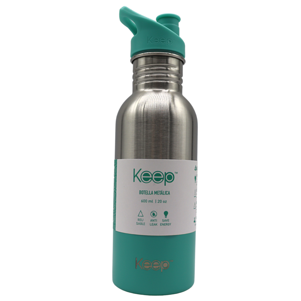 Botella Metálica Deportiva Keep De 600ml - Alba Hogar