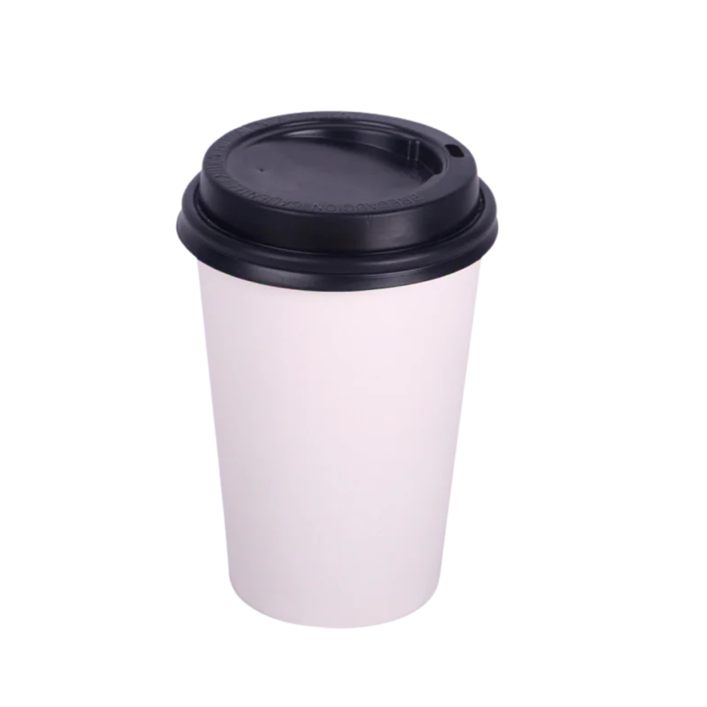 Tapa Vaso Para Cafe Reciclable 12 Oz (PS6) Pack 50 Unidades - Alba Hogar