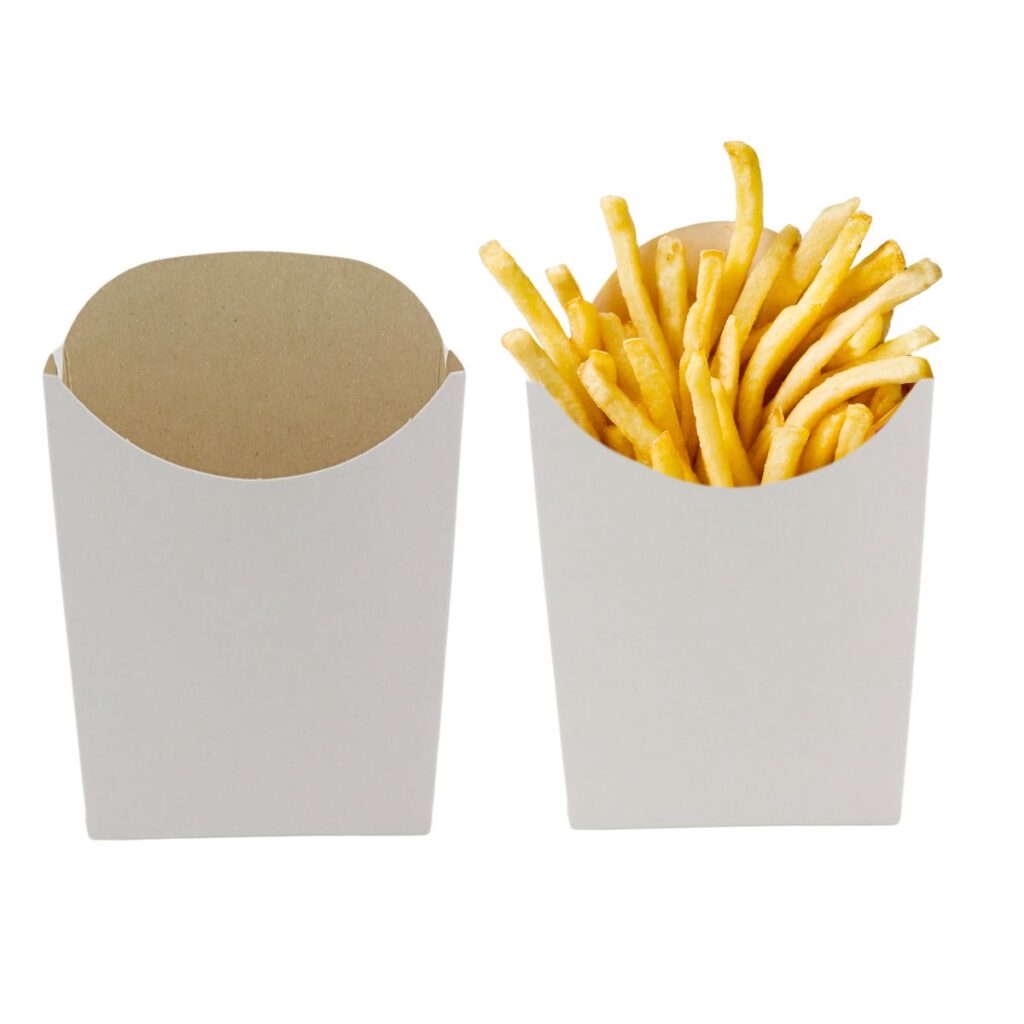 Cajas De Papas Fritas de Cartón Comida Rápida - Alba Hogar