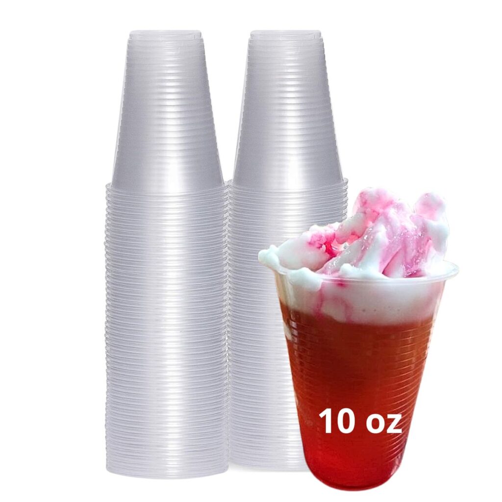 Vasos Plásticos Traslúcidos Desechables 10oz 300cc 50 Unid - Alba Hogar