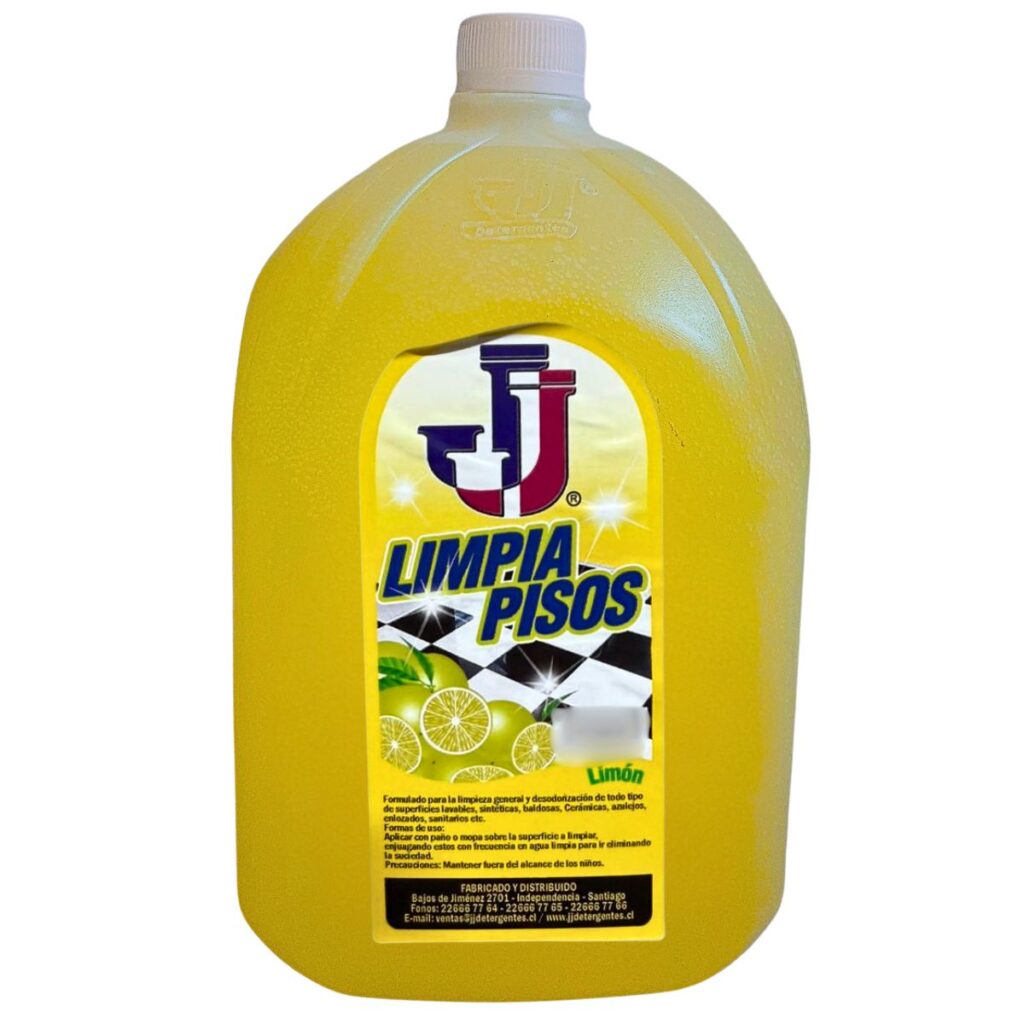 Limpia Pisos JJ 5 Litros Limpiador Aroma Limón - Alba Hogar